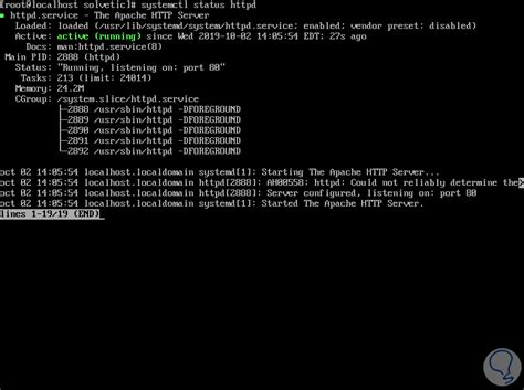 Cómo instalar Apache en CentOS 8 Solvetic