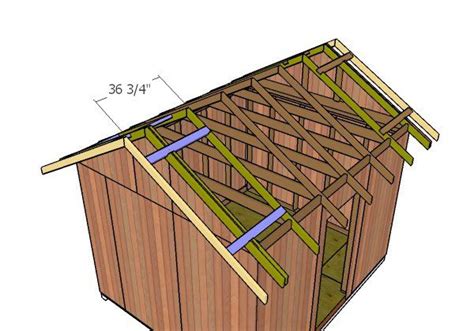 X Gable Shed Roof Plans Howtospecialist How To Build Step By