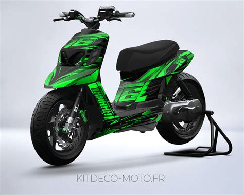 Kit déco MBK Booster BCD Airon Vert Boutique Kit Déco Moto