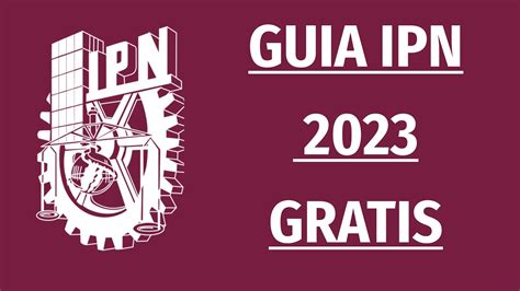 Guía IPN 2023 Gratis PDF YouTube