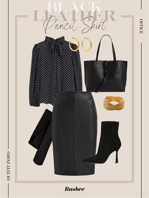10 Black Leather Skirt Outfit Ideas You Can Wear This Fall Winter