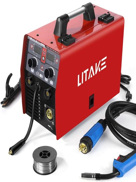 3 In 1 Digital MIG Welder 200Amp 110 220V Dual Voltage Welding Machine