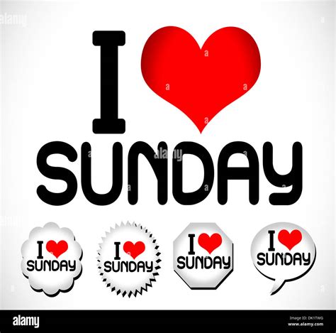 I Love The Days Of The Week Sunday Monday Tuesday Wednesday