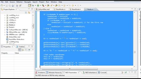 how to create omnet wireless sensor mac protocol simulation implementation example youtube
