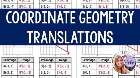 Geometric Translations On The Coordinate Plane YouTube