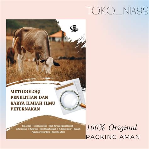 Jual Buku ORI Metodologi Penelitian Dan Karya Ilmiah Ilmu Peternakan