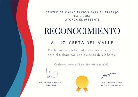 Ejemplo De Diploma O Certificado De Reconocimiento Al Trabajador Porn