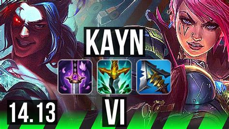 KAYN Vs VI JGL Penta 53k DMG Rank 8 Kayn 1200 Games 25 6 8