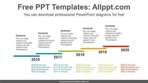 Long Bar Stairs PowerPoint Diagram Slidesgo Templates