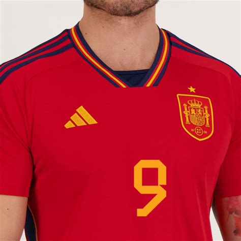 Camisa Adidas Espanha Home 2022 9 Gavi FutFanatics
