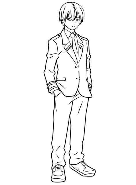 35 Desenhos Do Todoroki Para Imprimir E Colorir Pintar