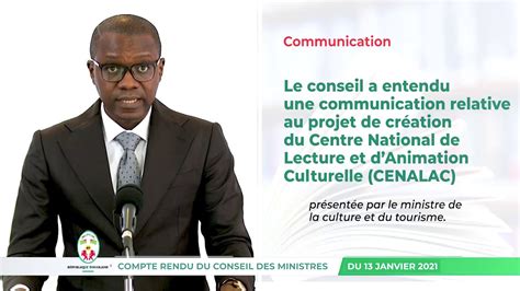 Togo Compte Rendu Du Conseil Des Ministres Du Janvier Youtube