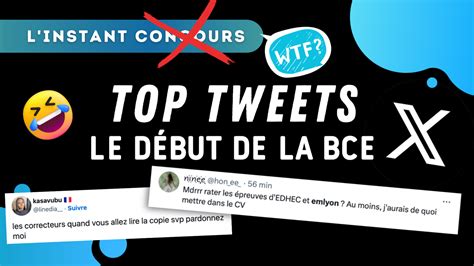 TOP Tweets C est le début du concours BCE 2024 Mister Prépa