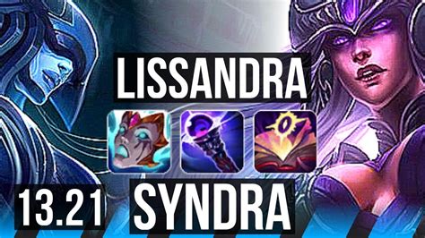 LISSANDRA Vs SYNDRA MID 8 3 11 1 0M Mastery 300 Games