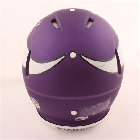 Kirk Cousins Signed Vikings Full Size Authentic On Field Speed Helmet