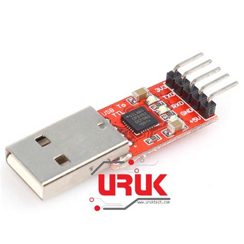 Usb To Ttl Uart Cp Pin Module With V V Pins Uruktech