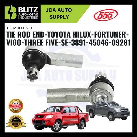 Tie Rod End Toyota Hilux Fortuner Vigo Three Five SE 3891 45046 09281