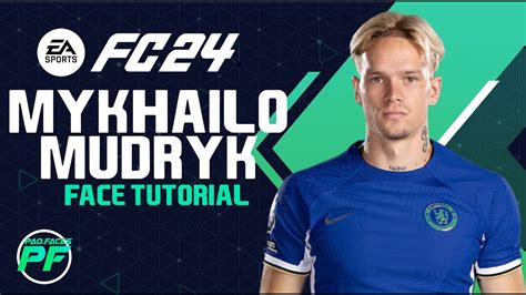 EA FC 24 MYKHAILO MUDRYK FACE Pro Clubs CLUBES PRO Face Creation