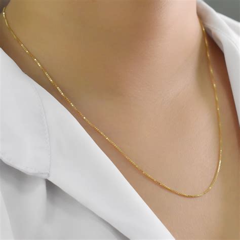 CADENA TEJIDO VENECIANO 45 CMS Global Time Joyas