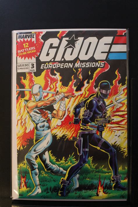 G I Joe European Missions 3 1988 Comic Books Copper Age Marvel
