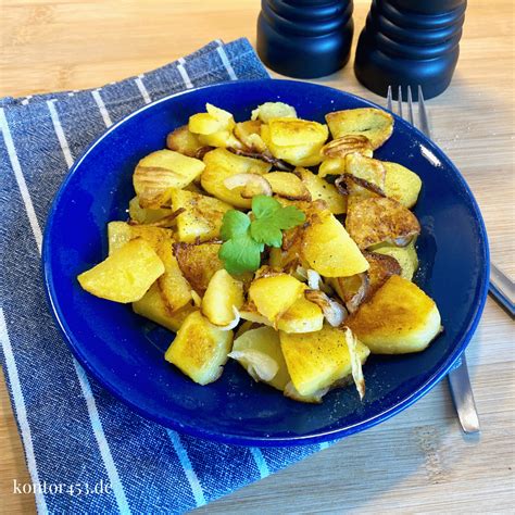 Knusprige Bratkartoffeln Aus Gekochten Kartoffeln Rezeptefundus