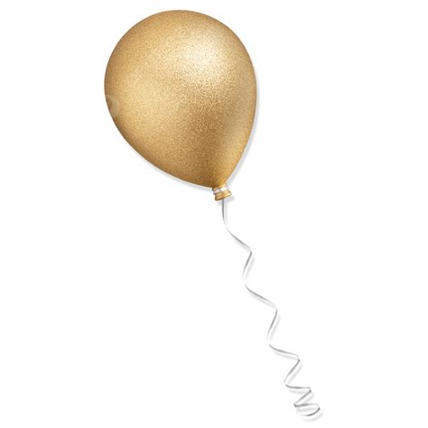 Material De Decoración De Globos De Oro PNG Bonita Dorado Globo PNG