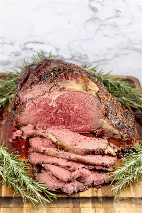 Easy Recipe For Delicious Prime Rib With A Simple Garlic Rub Step By