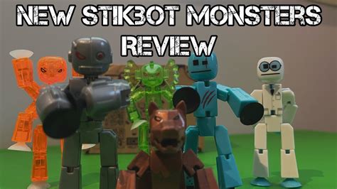 NEW Stikbot Monsters Cyborg And Werewolf Pack UNBOXING Review YouTube
