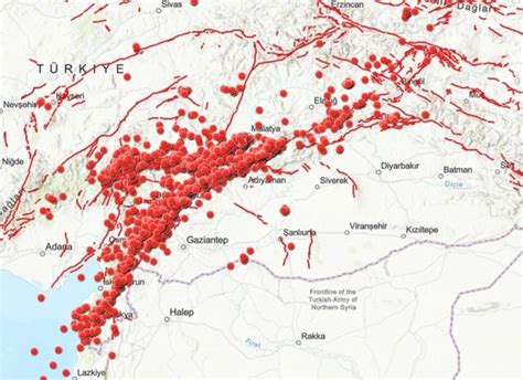 Harita üzerinde gösterildi Türkiye nin deprem haritası nasıl etkilendi