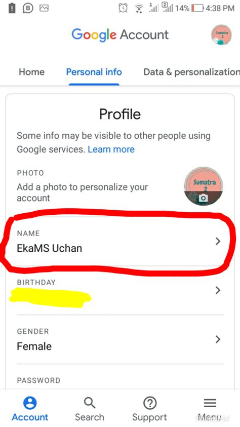 Cara Mengganti Nama Email Gmail Pada Ponsel