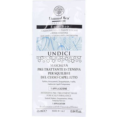 Domus Olea Toscana UNDICI Maschera Pre Trattante Intensiva 25 Ml
