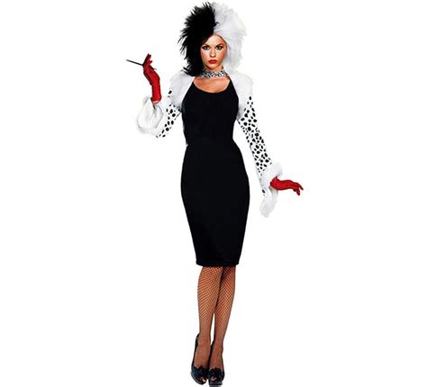 Disfraz De Villana Cruel Vestido Negro Para Mujer