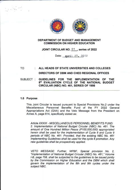 Dbm Ched Joint Circular No Series Min Ched Mimaropa Region