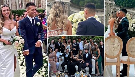 Lautaro Martinez Ha Sposato Agustina Gandolfo A Villa DEste