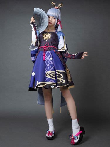 Genshin Impact Kamisato Ayaka Cosplay Costume C00118 A Cosplay