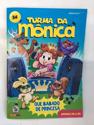 Gibis Turma Da Mônica Volume 34 2023 Panini Mônica Cebolinha Cascão