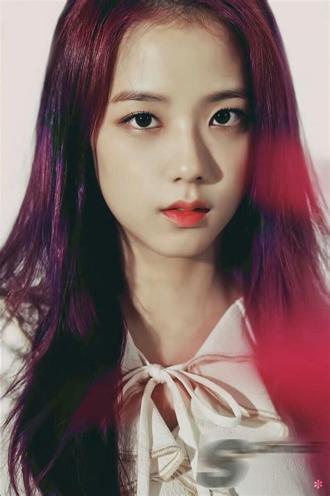 Blackpink Kim Jisoo 블랙핑크 지수 Purple Hair 2017 Magazine Nữ Thần Tóc Tím Đang Yêu