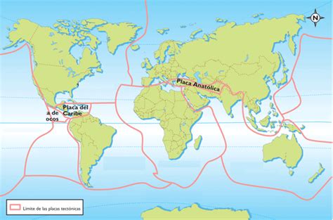 Compartir Imagen Planisferio Con Placas Tectonicas Y Sus Nombres 54144