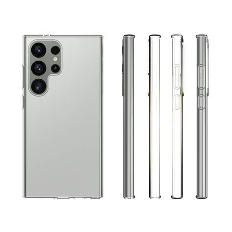 Samsung Galaxy S24 Ultra Hoesje Fonu Transparant Siliconen Backcover