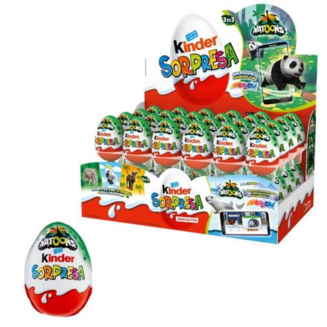 Ferrero Espositore Kinder Sorpresa Natoons 48 Pezzi