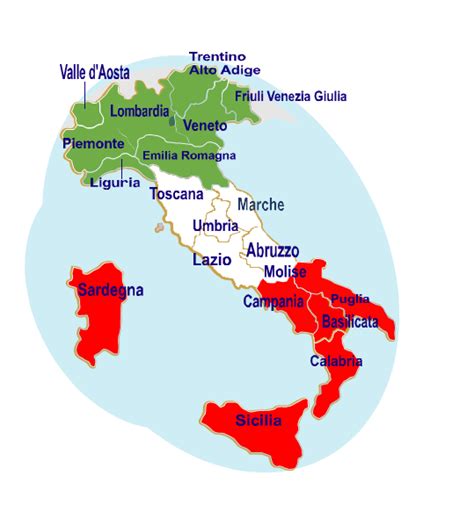 CARTINA ITALIA REGIONI CON CAPOLUOGHI Wroc Awski Informator