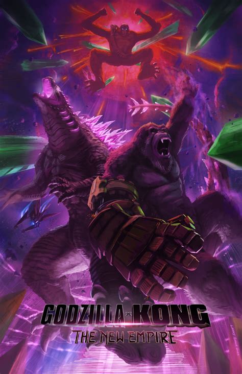 Godzilla X Kong The New Empire Poster Godzilla Vs Kong Know Your Meme