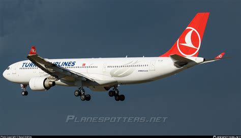 TC JIP Turkish Airlines Airbus A330 223 Photo By Raoul Andries ID