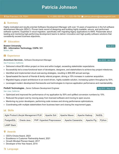 Select Best Resume Template ResumeGemini