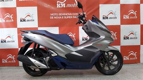 Honda Pcx Sport Abs Prata Km Motos Sua Loja De Motos Seminovas