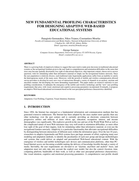 pdf new fundamental profiling characteristics for designing adaptive web based educational