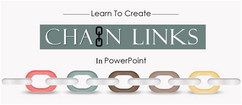 how to create chain links in powerpoint