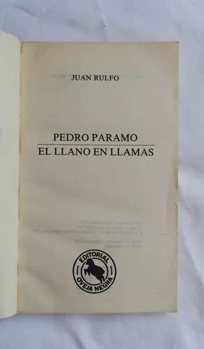 Pedro P Ramo Y El Llano En Llamas Juan Rulfo Mercadolibre