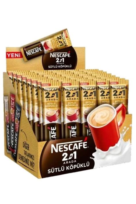 Nestle Nescafe 2ın1 Arada 48li Sütlü Köpüklü Milk Foamy 12512020 Fiyat