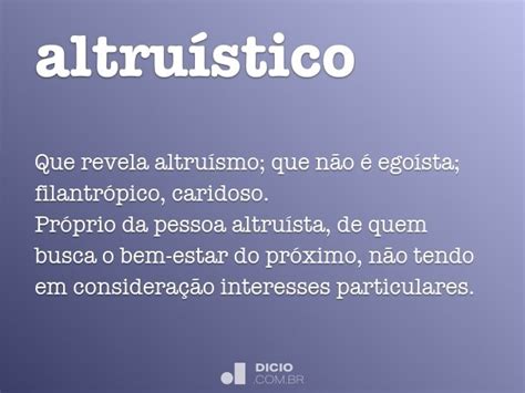 Altru Stico Dicio Dicion Rio Online De Portugu S
